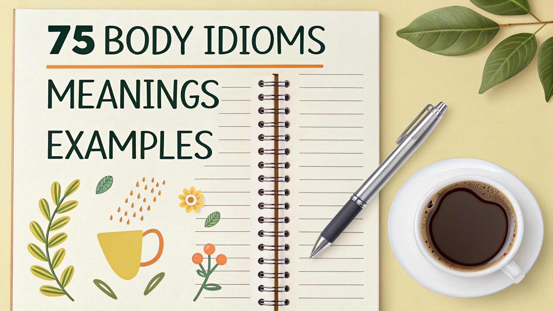 75 Common Body Idioms Explained Simply with Examples