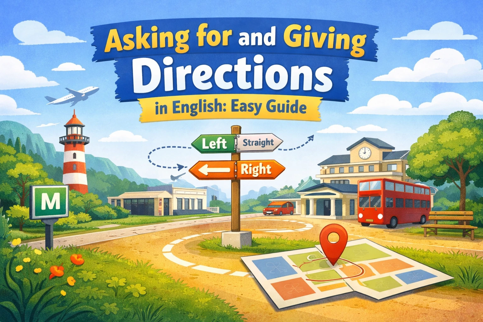 Asking for and Giving Directions in English: Easy Guide