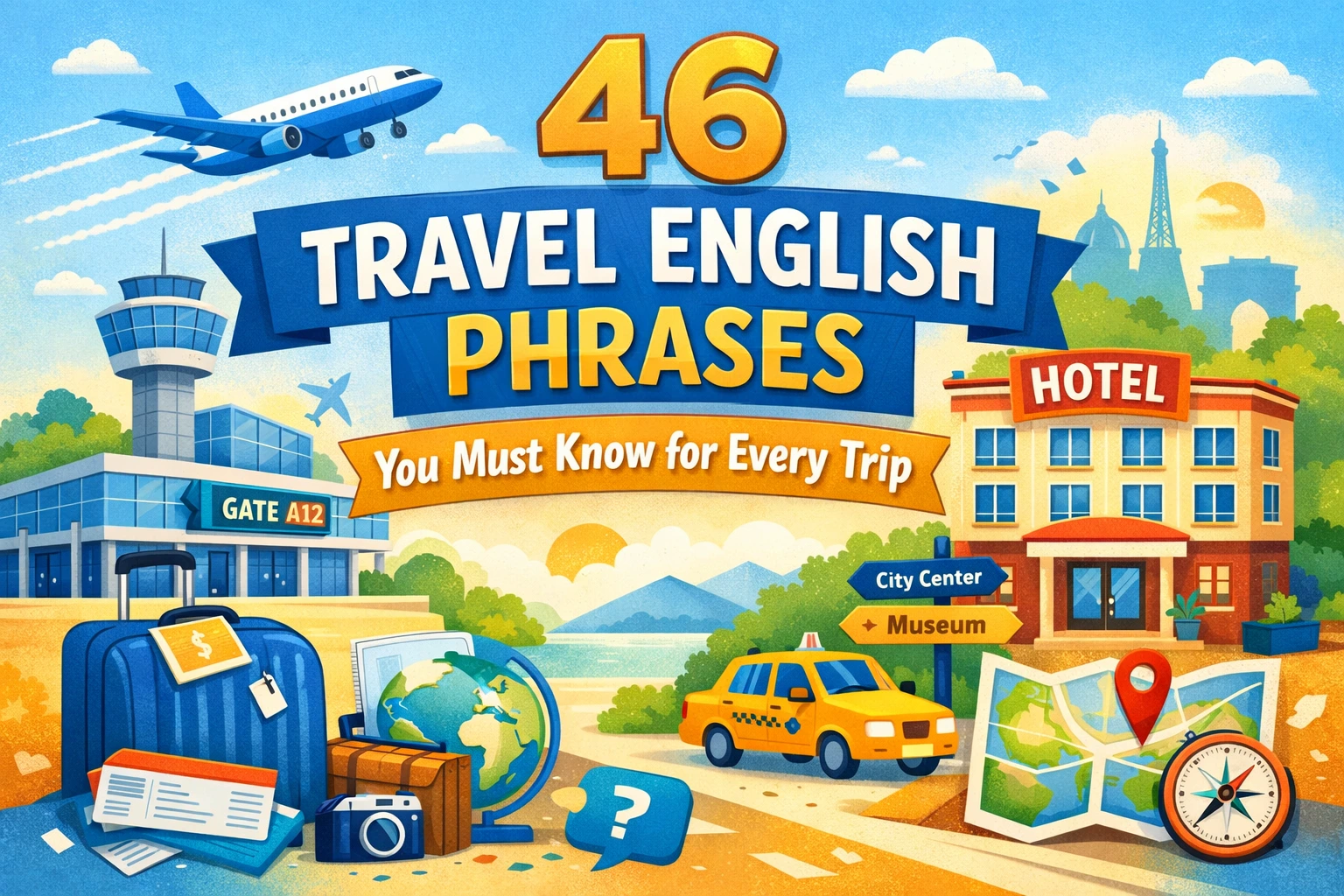 46 Travel English Phrases You Must Know for Every Trip
