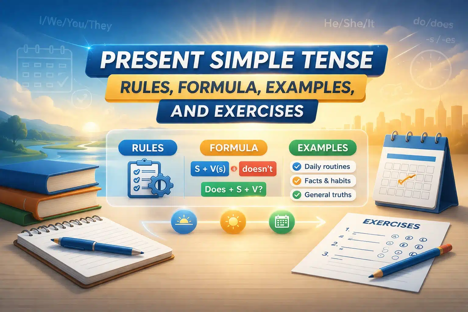 Master the Present Simple Tense: Rules, Examples & Exercises